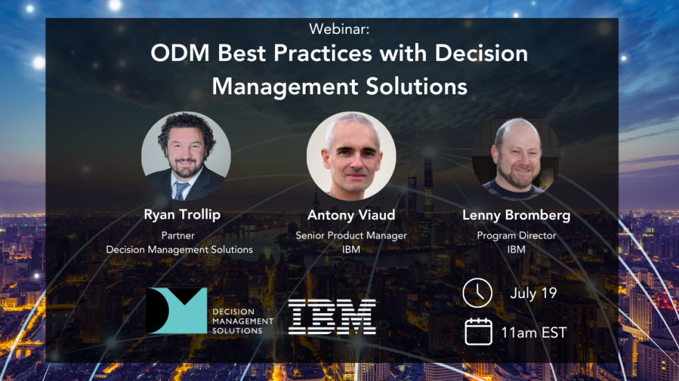 IBM Operational Decision Manager (ODM) | Blue Polaris, formerly ...